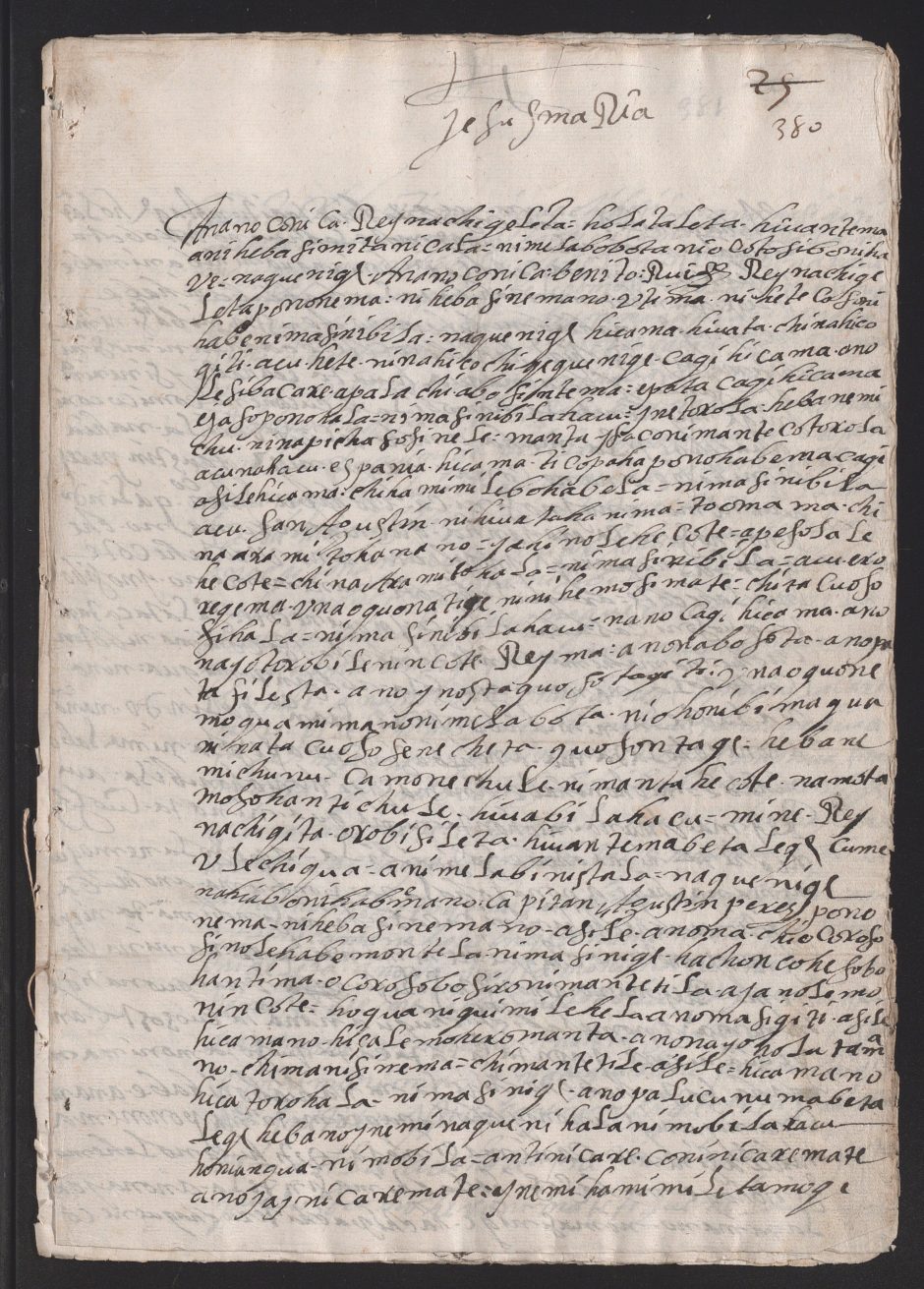 A new translation of the oldest Native American letter - Department of ...